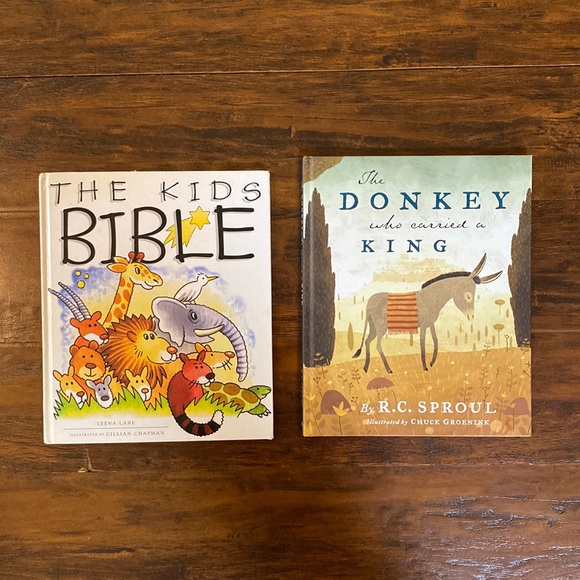 Other | The Kids Bible The Donkey Who Carried A King | Poshmark